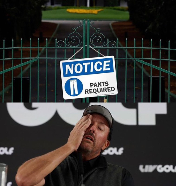 Tee up some golf memes while you watch The Masters