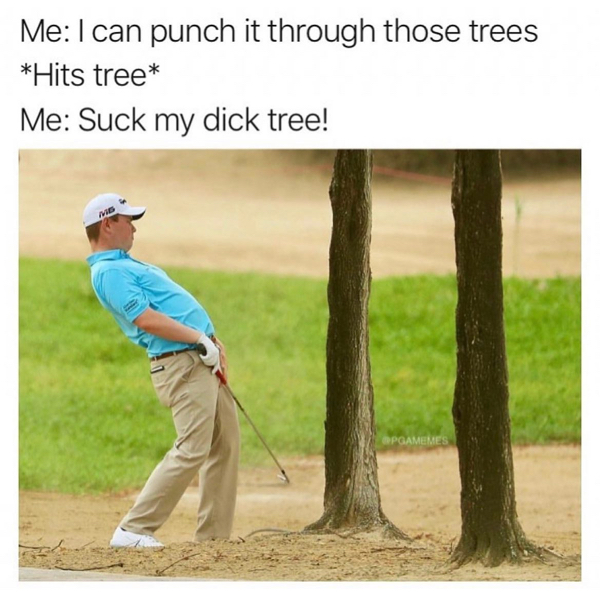 Tee up some golf memes while you watch The Masters