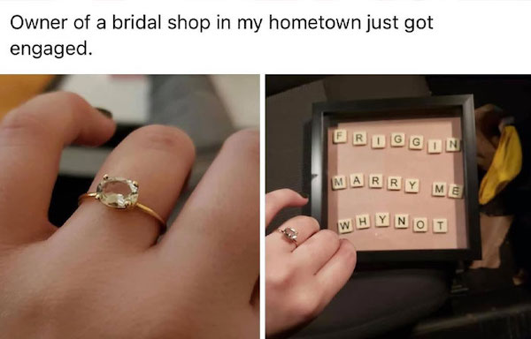 The most cringey WTF marriage proposals we've ever seen (28 Photos)