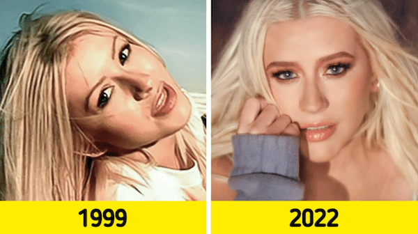 What singers looked like in their first vs latest music videos (16 Pho