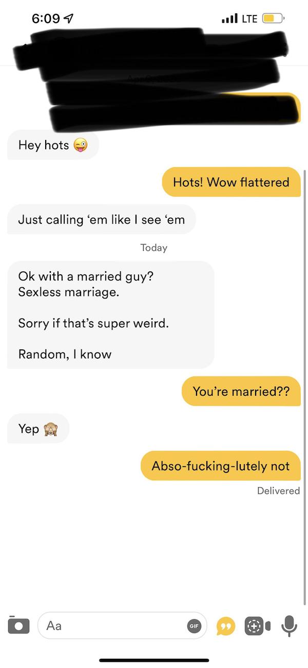 Bumble conversations that were unstable at best...