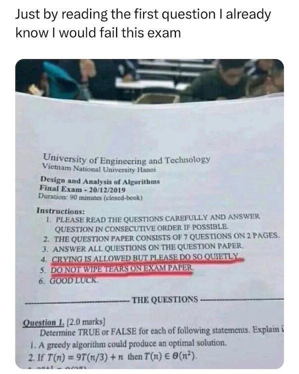 College memes are always a reminder of how strange life really is