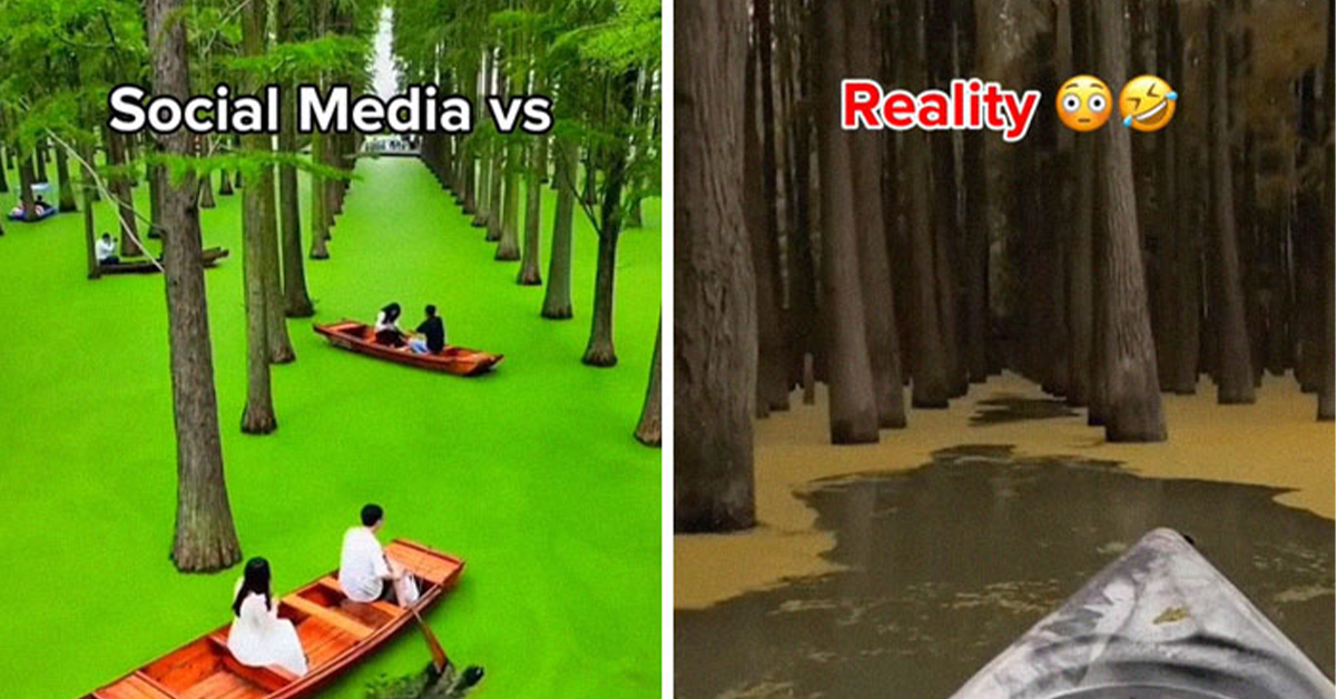 Destinations advertised as dreams but the reality is much less magical