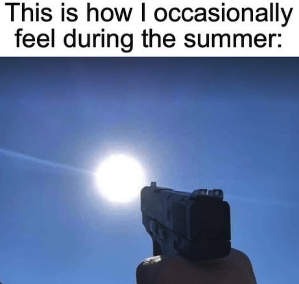 Hot memes for this absurdly hot summer