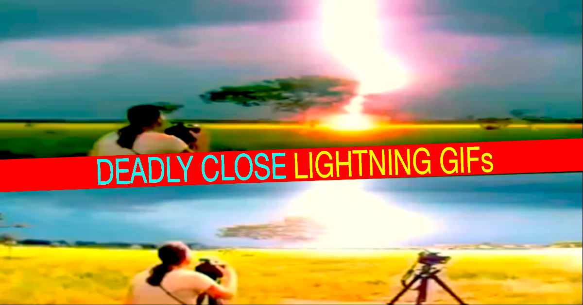Lightning Strike GIFs Best Deadly Scary Close Hits and Electric Storm