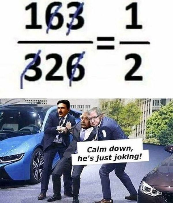Frankly, we're not sure we fully understand these math memes
