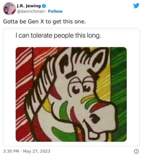 Gen-X gets all the best jokes