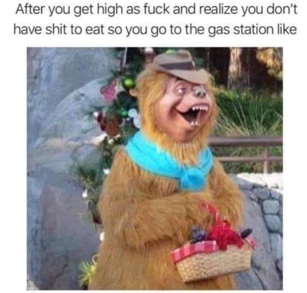 Stoner memes to pair with the mountain of snacks sitting next to you