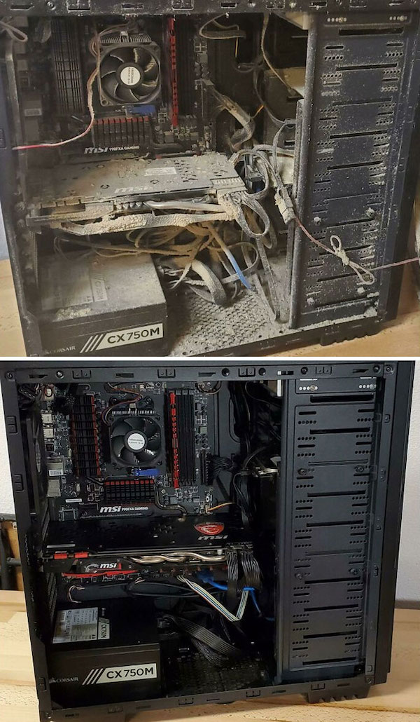 These before & after cleaning photos are SO SATISFYING (32 Photos)