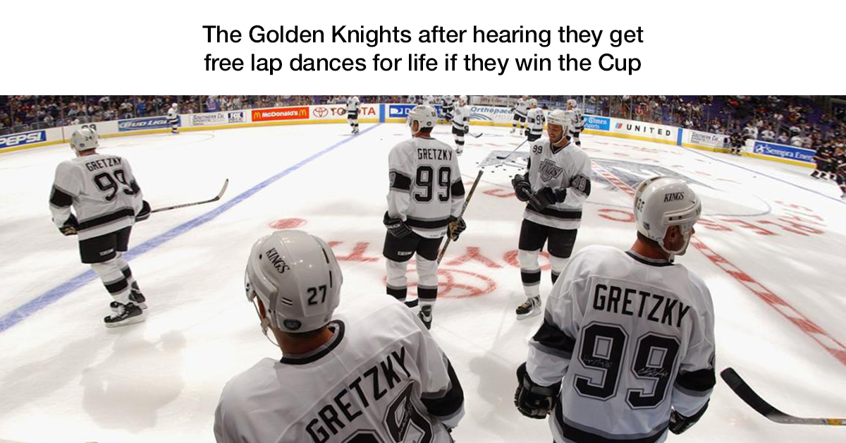 Just like the Golden Knights, NHL memes are here for a good time