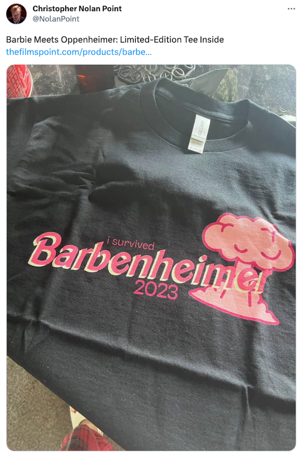 People are Exploding over the Barbie Oppenheimer double feature
