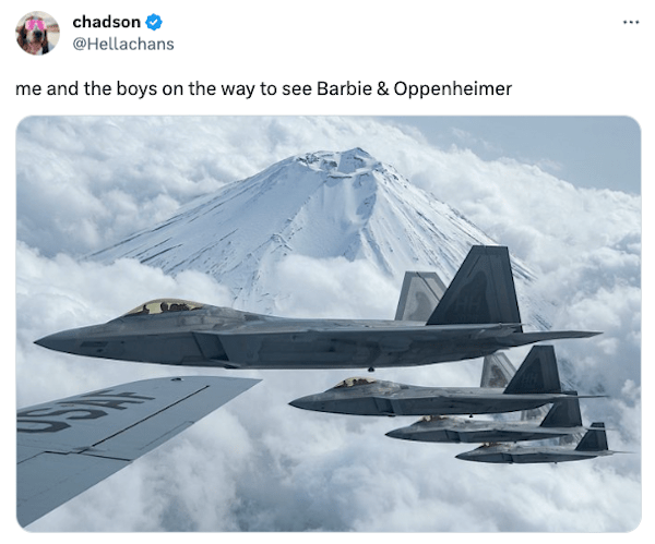 People are Exploding over the Barbie Oppenheimer double feature