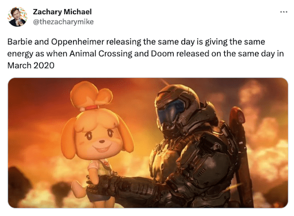 People are Exploding over the Barbie Oppenheimer double feature