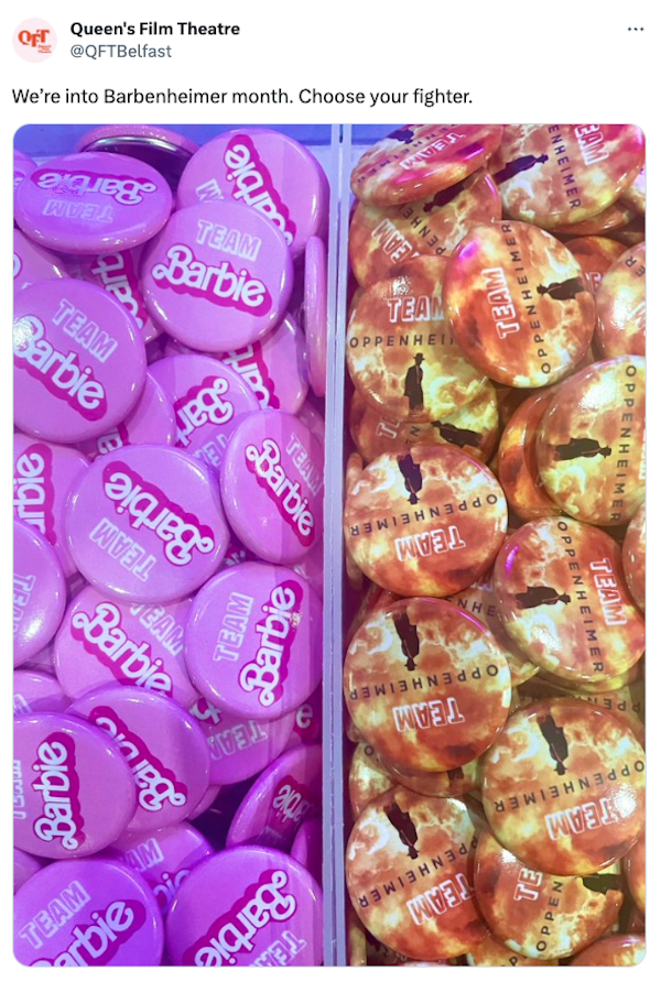 People are Exploding over the Barbie Oppenheimer double feature