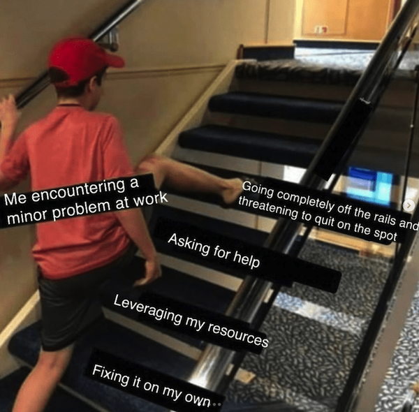 The work week has started, that means work memes must follow