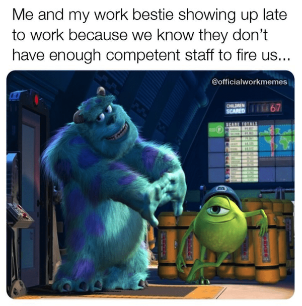 The work week has started, that means work memes must follow