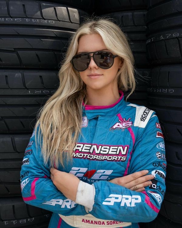 Can you keep up with racing driver Amanda Sorensen?