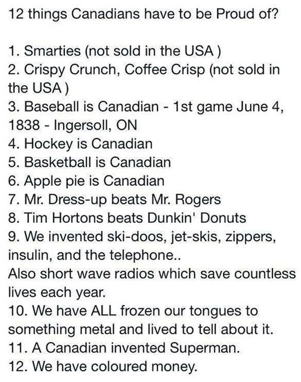 Canada memes to go with maple syrup and other stereotypes