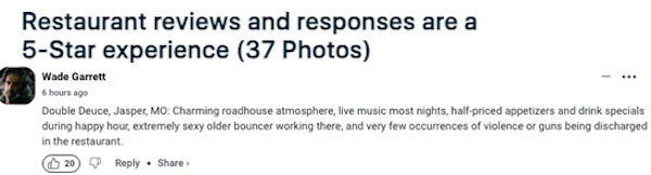 Top comments of the week are worthy of the internet's attention.