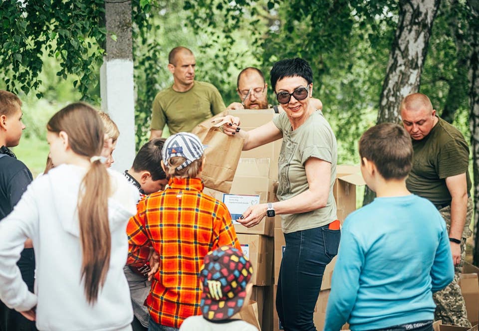 Ukrainian War Combat Night Photos Perseid Meteor Shower 53rd Firefight