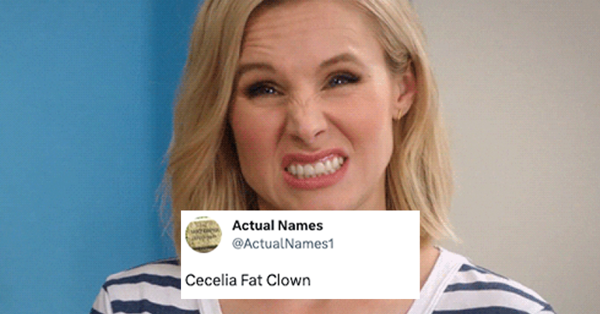 Yes, these silly words are people's ACTUAL NAMES