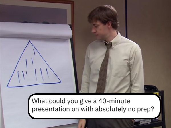 People admit obsessions they could lecture about with zero prep