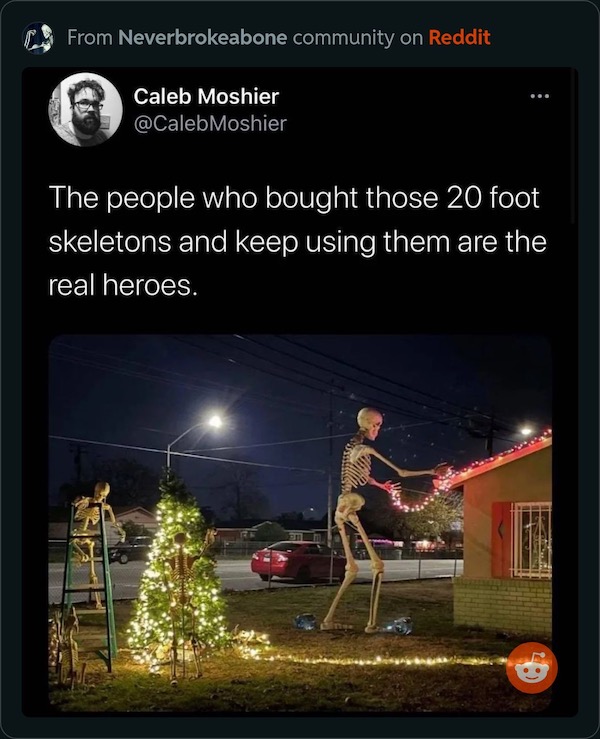 Skeleton memes to get us in the halloween spirit