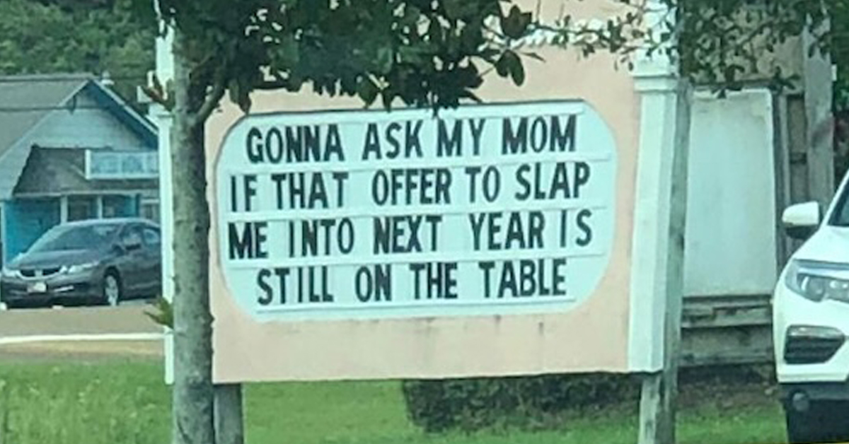 Witty Signs That Have us in Stitches