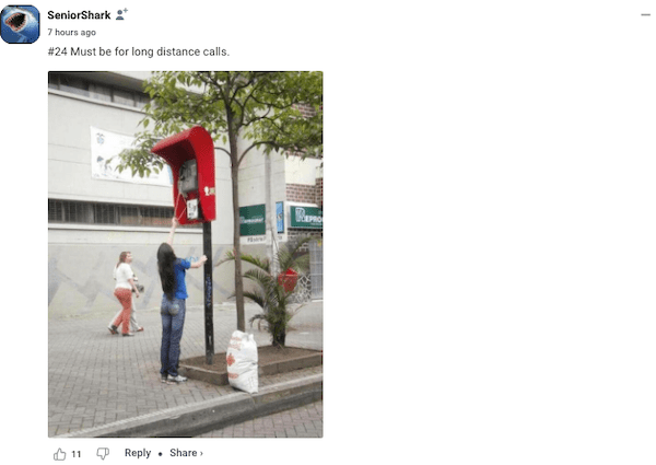 An enjoyable batch of silly comments straight from misfit minds