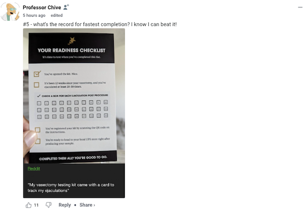 An enjoyable batch of silly comments straight from misfit minds