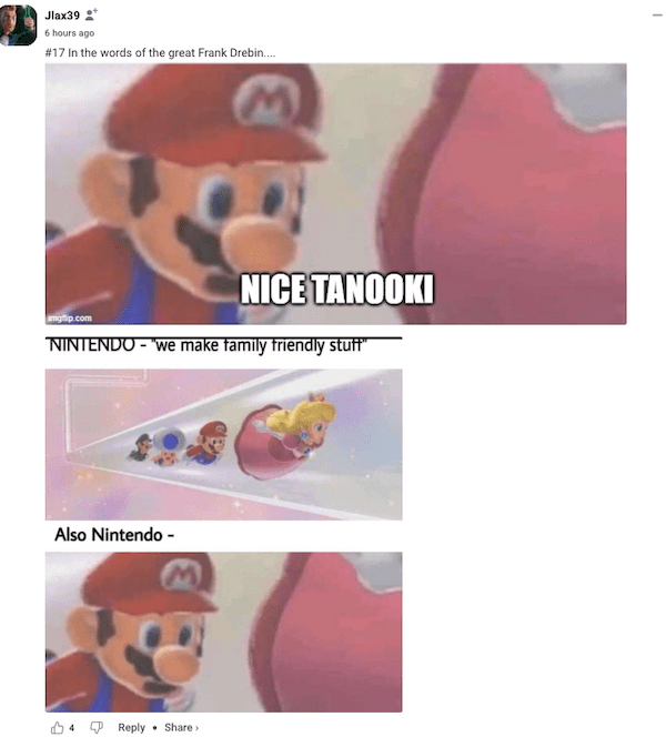 An enjoyable batch of silly comments straight from misfit minds