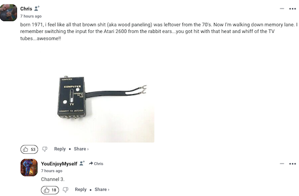 An enjoyable batch of silly comments straight from misfit minds