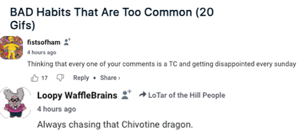 Top Commenters around the web making their hilarious voice heard