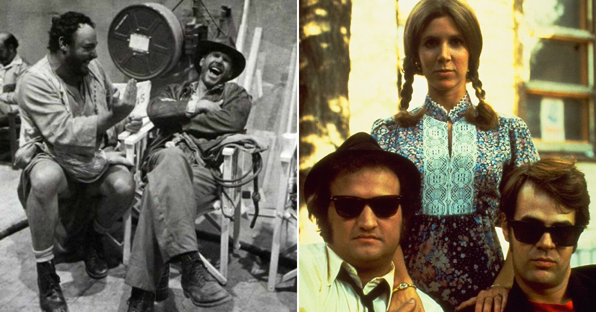 Behind-the-scenes shots show a different side of your favorite films