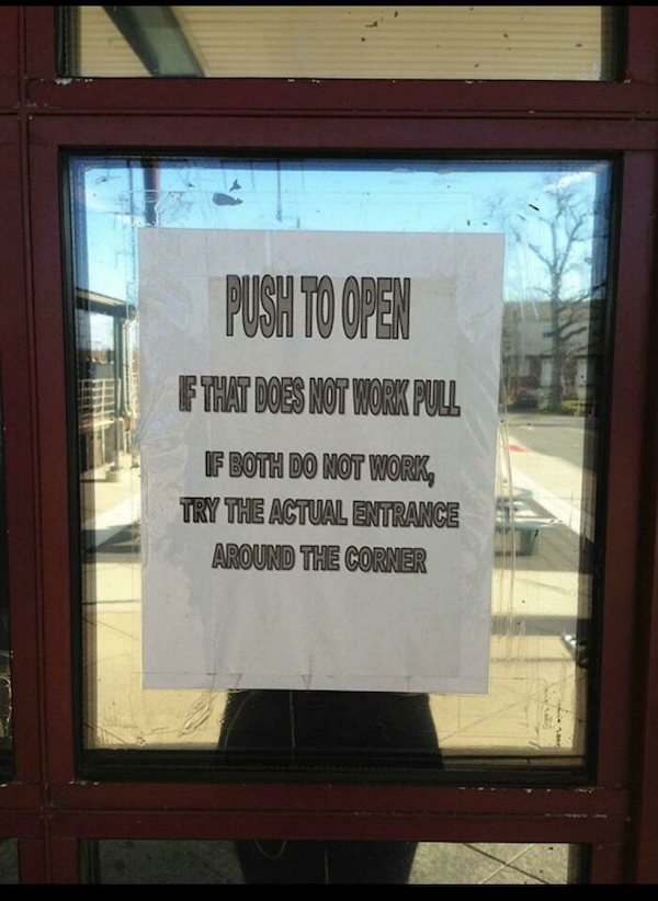 Witty Signs That Have us in Stitches