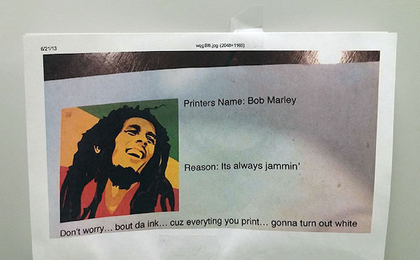 What's a workplace without a heavy dose of sarcasm?