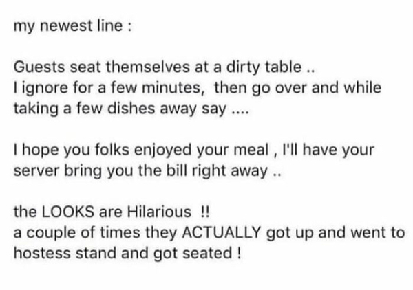 Restaurant and server memes to help you through the lunch rush