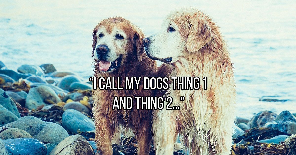 We all give our pets goofy nicknames, so let's share them