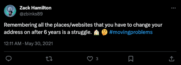 For anyone who's been through a move, you'll feel their pain