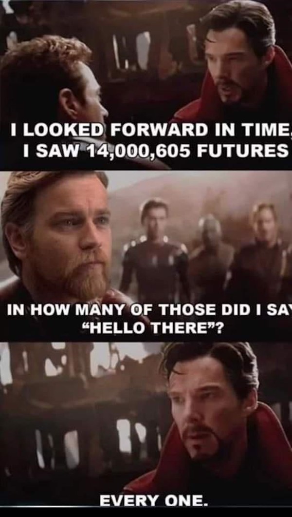 That's no moon... Those are Star Wars memes