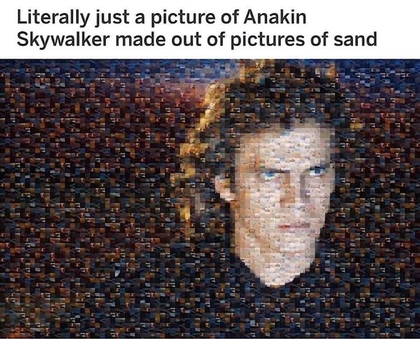 That's no moon... Those are Star Wars memes