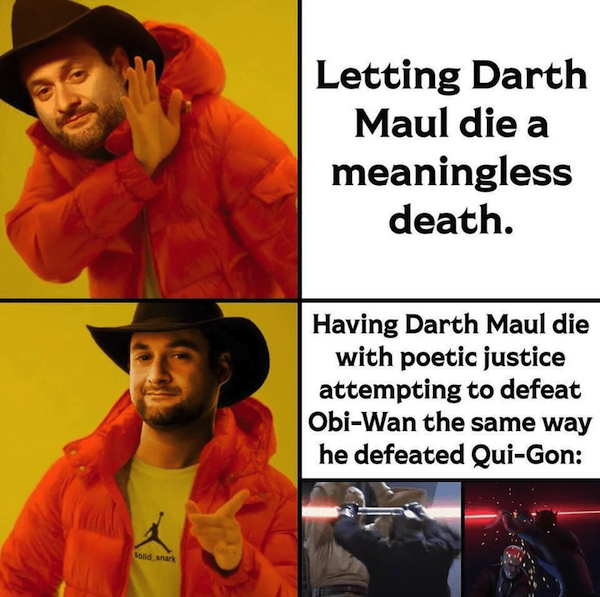 That's no moon... Those are Star Wars memes