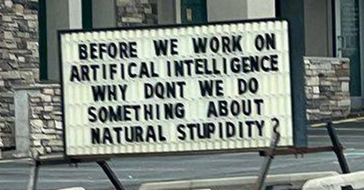 Signs that'll point you right towards laughter