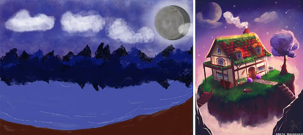 Artists show their growth over time and it's insanely impressive