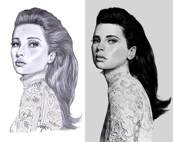 Artists show their growth over time and it's insanely impressive