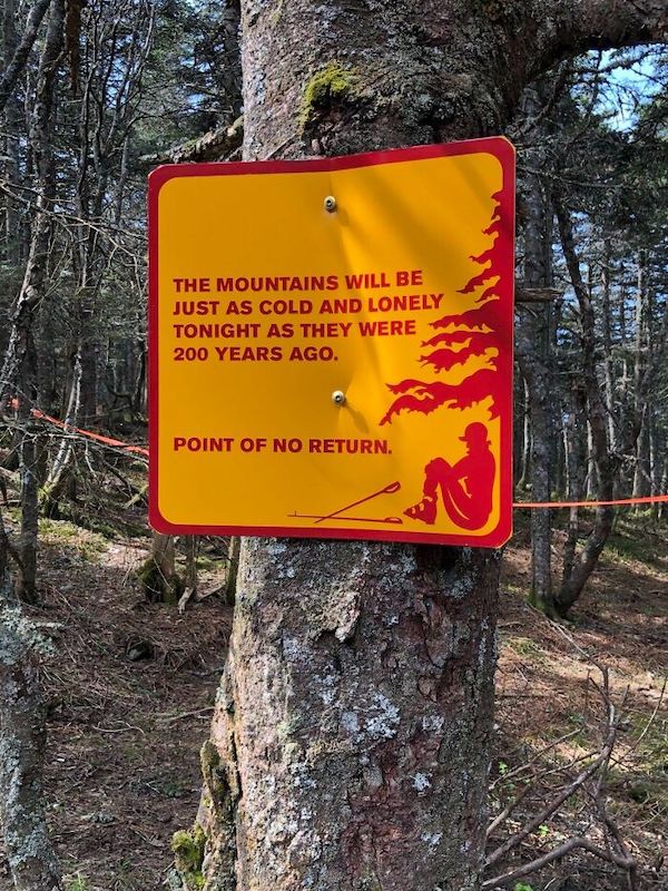 Why do we get the idea these signs are trying to threaten us?