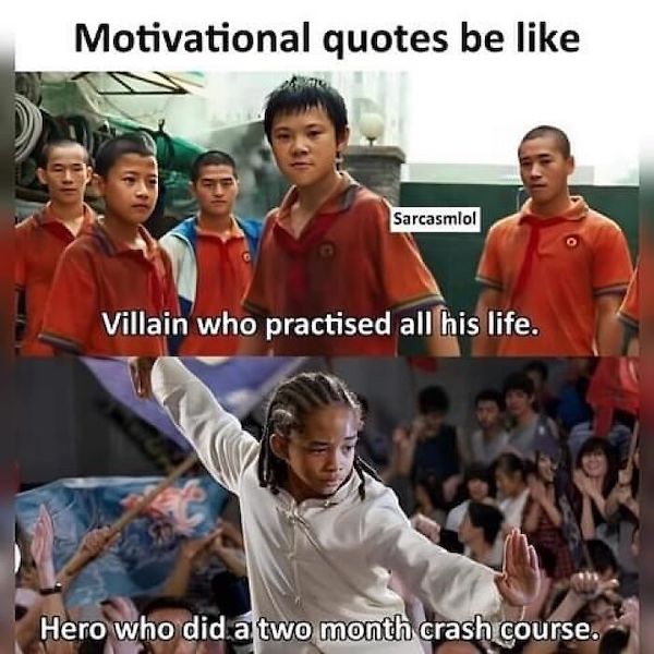 You may detect a hint of sarcasm in these memes