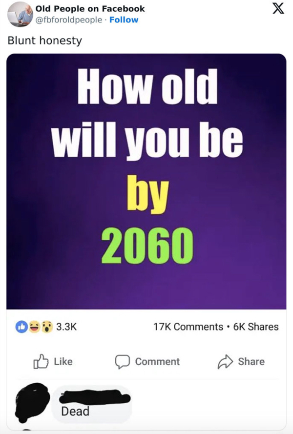 Old people on Facebook tried, they really tried...