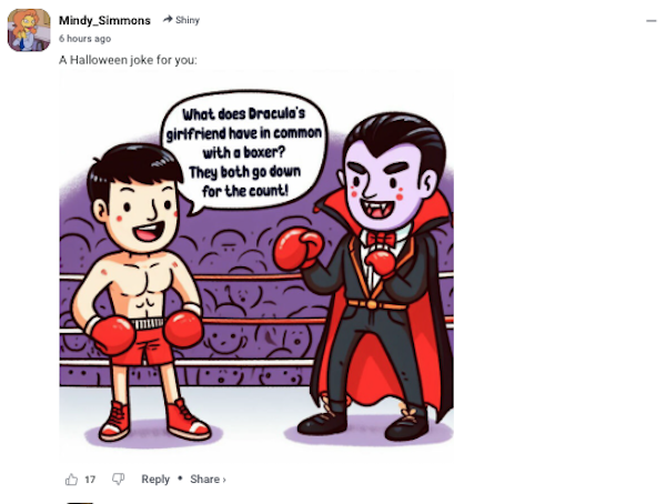 Top Comments of elite commenters found on theCHIVE