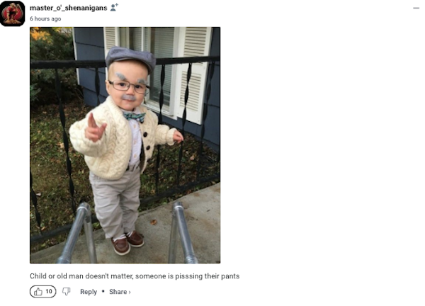 Top Comments of elite commenters found on theCHIVE